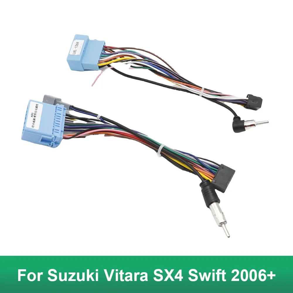 Car-Radio-Stereo-Wiring-Harness-Cable-Adapter-Android-16pin-For-Suzuki ...
