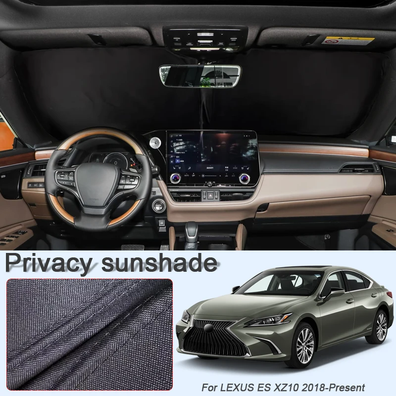 Car Black Window Privacy Sunshade For LEXUS ES XZ10 2018-Present Auto ...