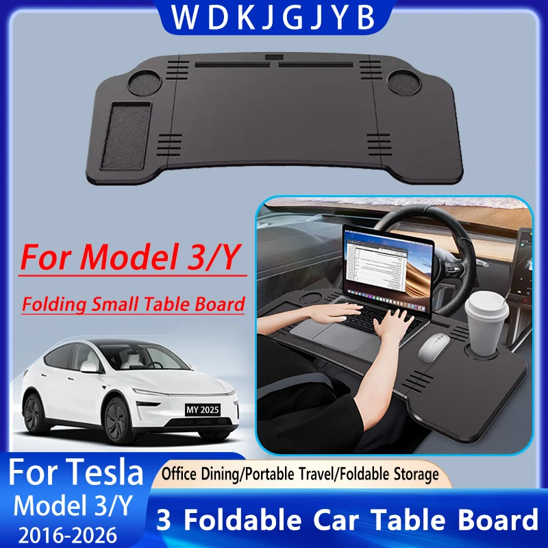 For Tesla Model 3/Y Car Mounted Small Table Board Multifunctional ...