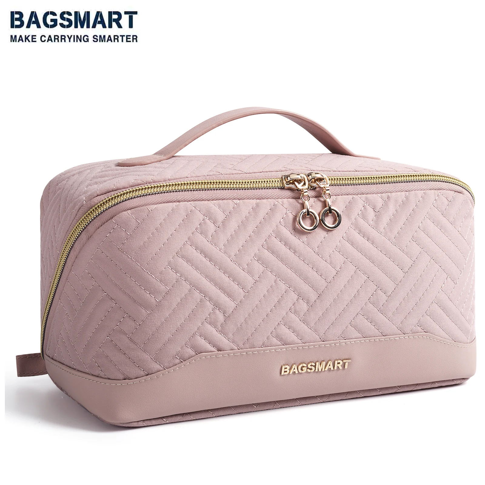 BAGSMART Toiletry Bag for Woman Waterproof Female Outdoor Travel ...