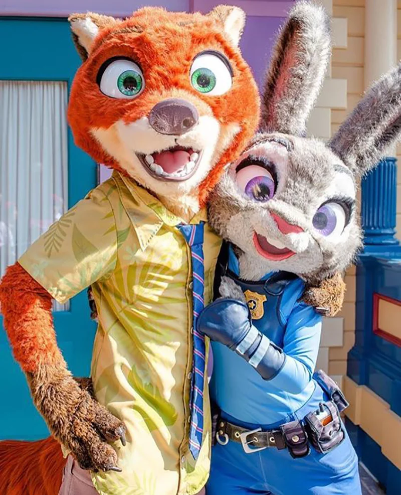 Disney Cartoon Character Fancy Dress, Judy Fox, Nick, preguiça ...