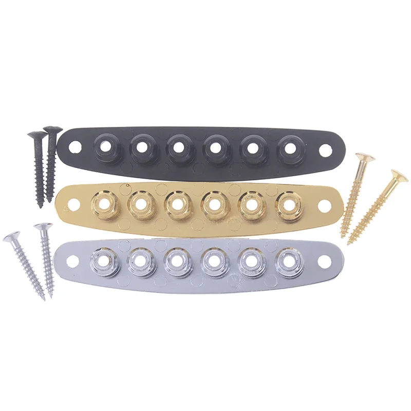 1Pcs-Electric-Guitar-Bridge-String-Thru-Body-Ferrules-Bushing-Plate ...