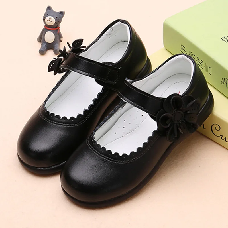Autumn-New-Princess-Girls-Shoes-For-Kids-School-Leather-Shoes-For ...