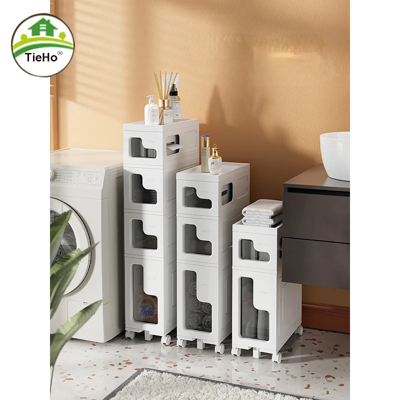 Banyo-tekerlek-hareketli-zemin-stand-ile-dar-depolama-dolab-depolama ...