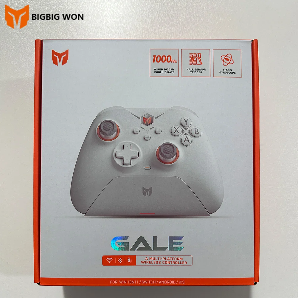 BIGBIG-Won-Gale-Wireless-Gaming-Controllers-2-4G-Bluetooth-Gamepad-Hall-Effect-Trigger-for-PC ...