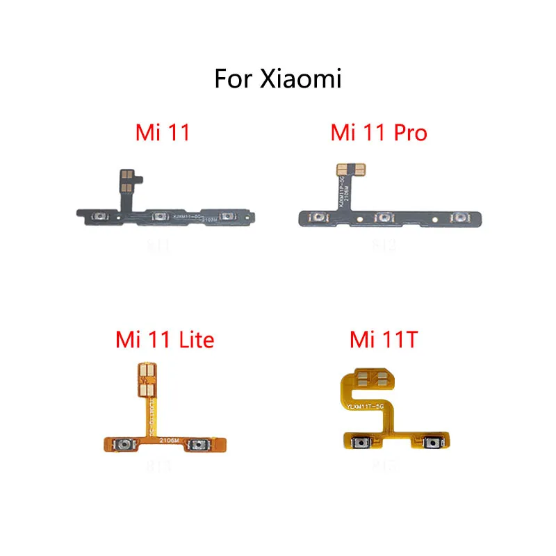 Xiaomi 11 Volume Flex Cable Button | Mi 11 Lite 5g Power Button Flex ...