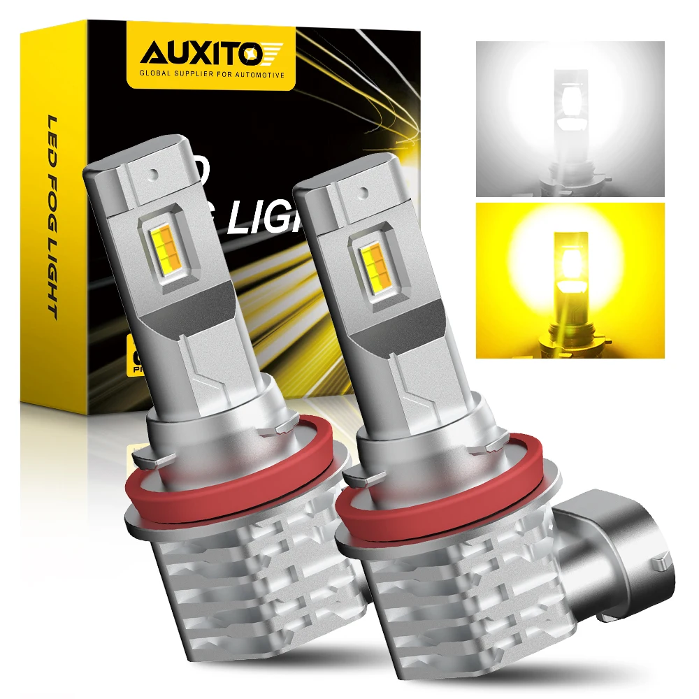 AUXITO-H8-LED-Canbus-Fog-Light-H8-H11-Bulb-Error-Free-Dual-Color-3000K ...