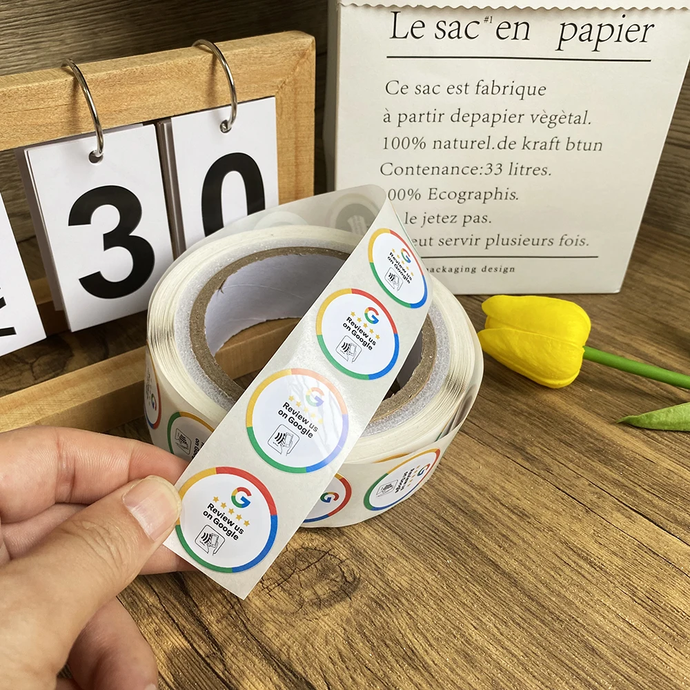 50pcs-Get-more-Google-ratings-from-your-customers-Google-Review-Sticker ...