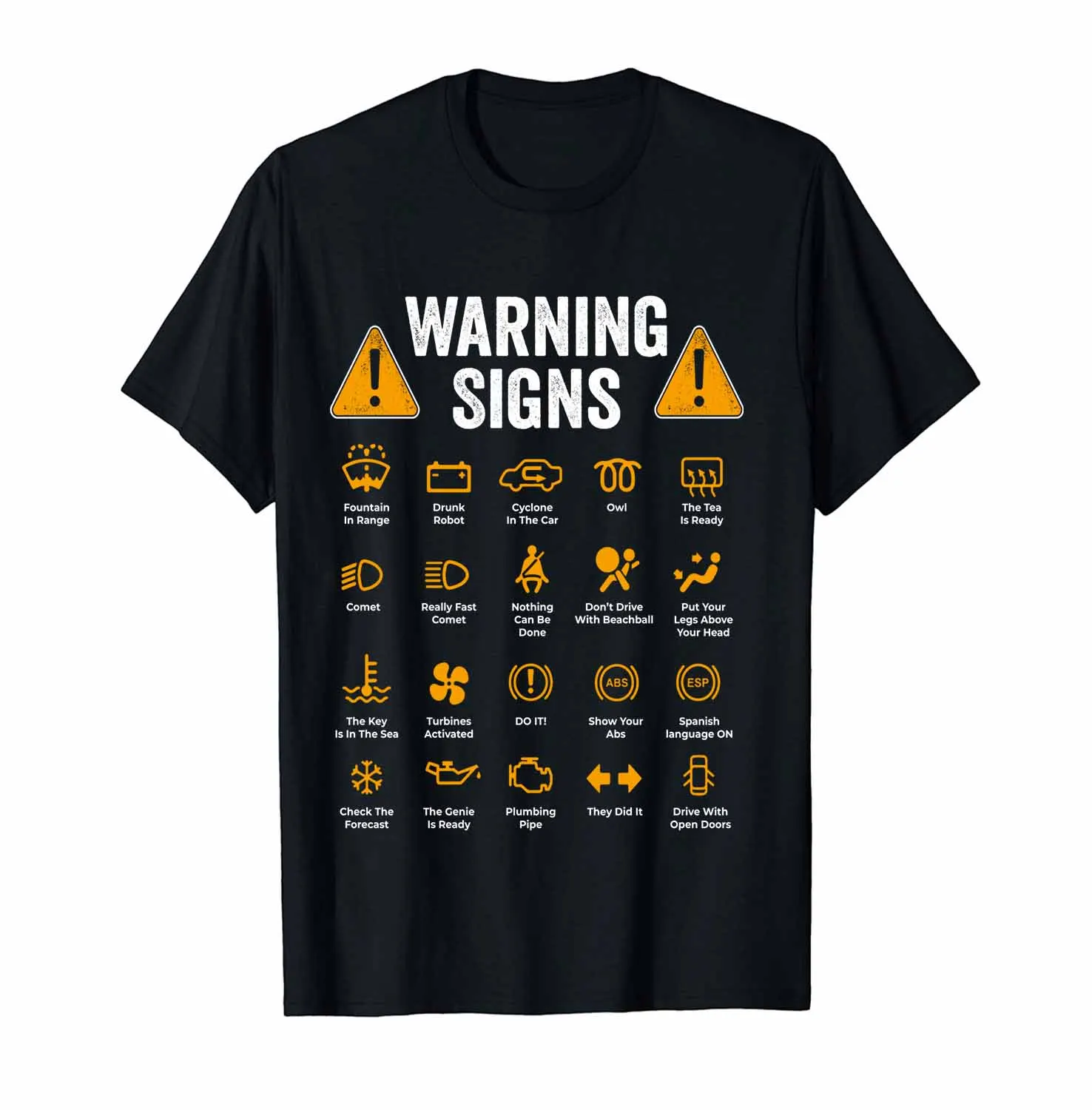 Men-s-T-Shirt-Funny-Driving-Warning-Signs-3D-Print-Oversized-Tee ...