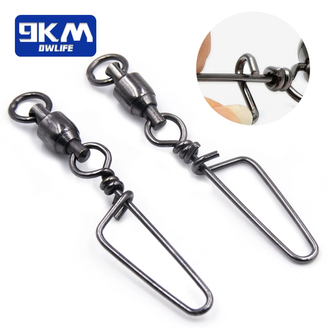 Fishing Snap Swivels Fishing Accessories Ball Bearing Swivels Snap ...