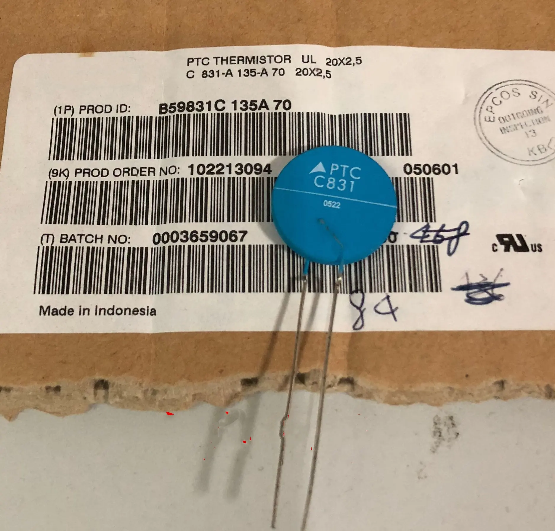 PTC-C831-B59831C135A70-4-20X2-5-PTC-C810-B59810C160A70-2-6-25mm-PTC ...