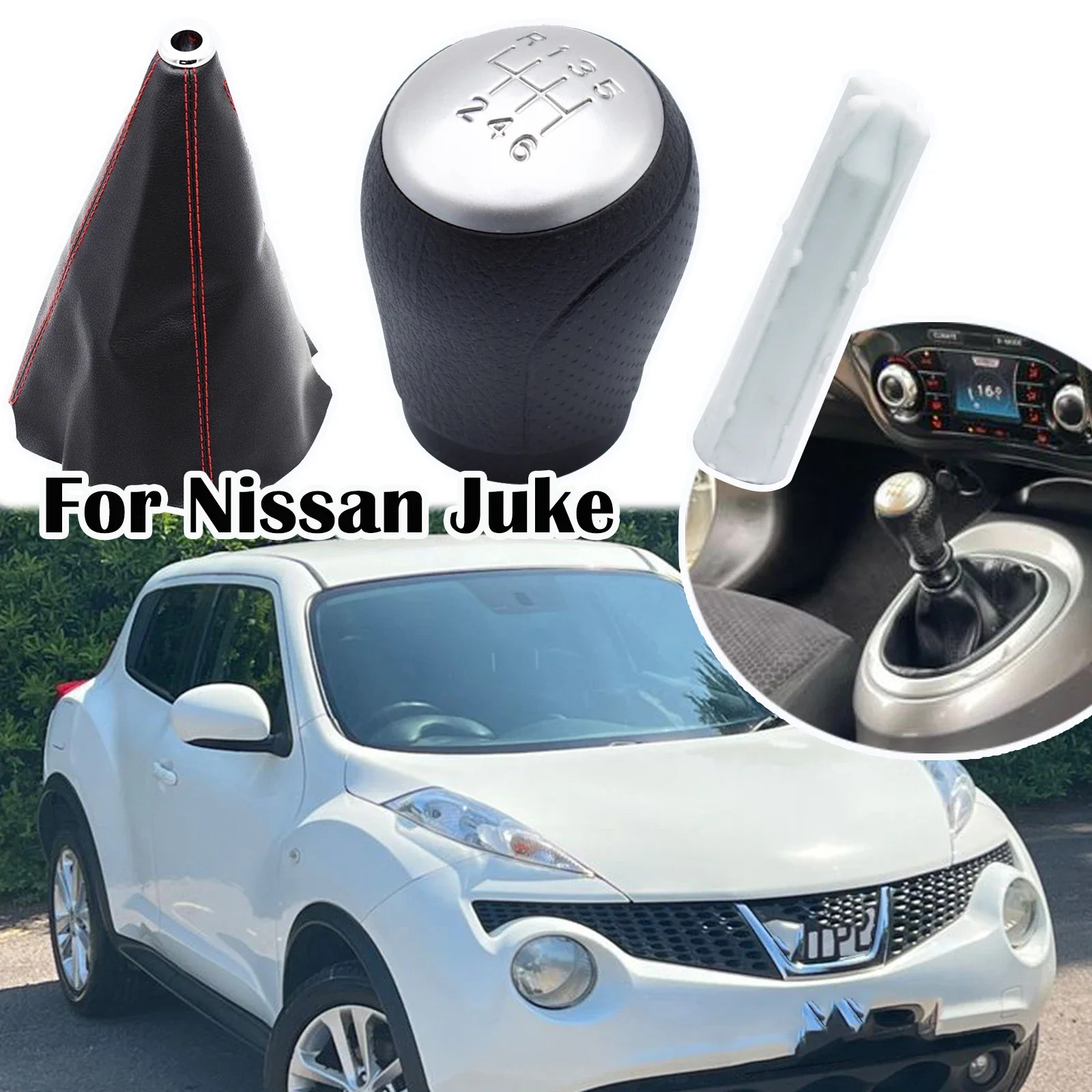 Manual Shifter Knob For Nissan Juke F15 Gear Shift Stick Lever Pen ...