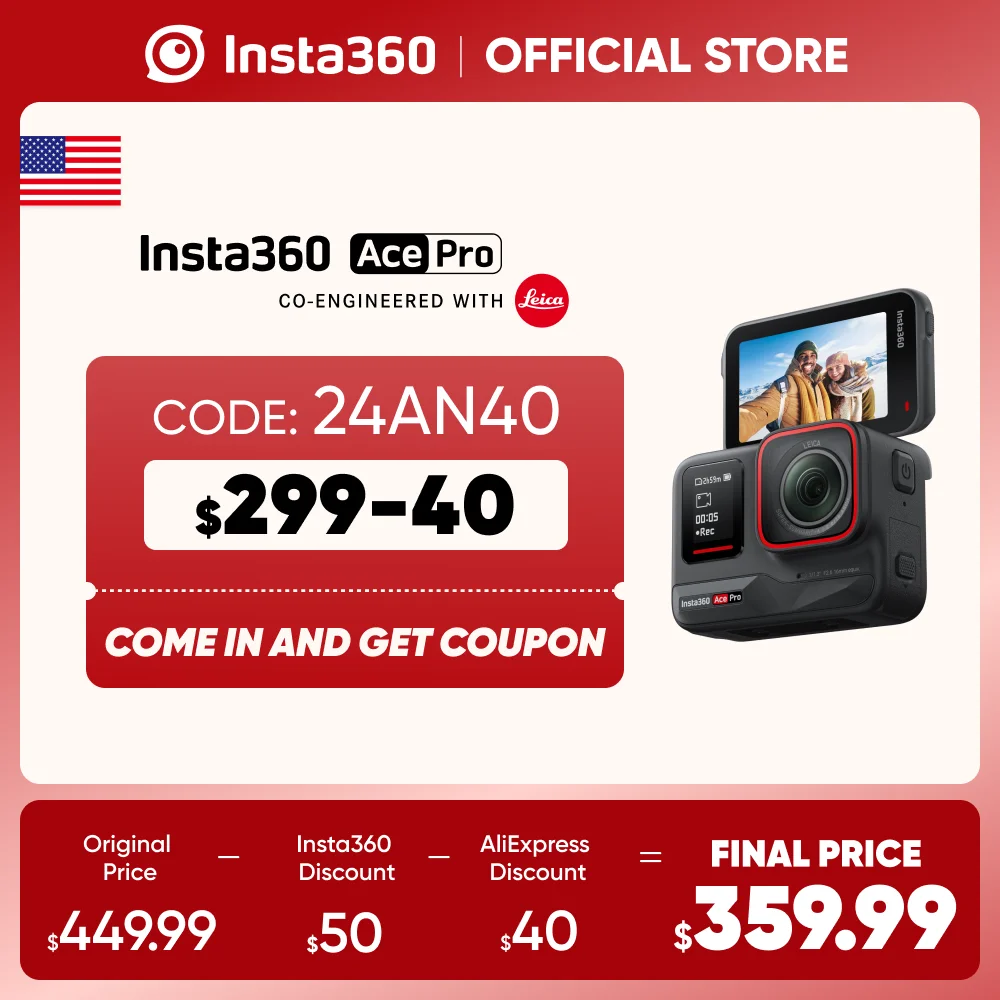 Insta360 Ace Pro - 8K/4K Leica Action Camera, Flagship 1/1.3" Sensor ...