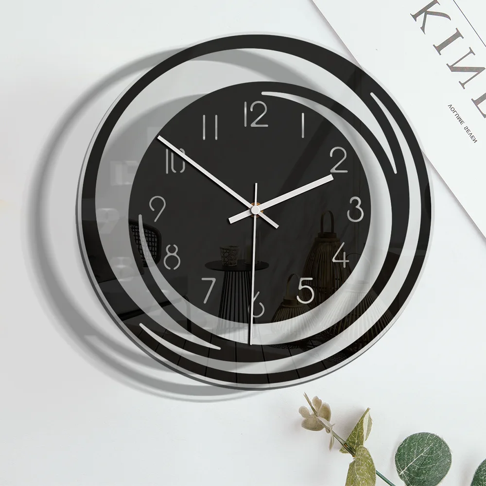 30cm-Creative-Nordic-Acrylic-Wall-Clock-Modern-Design-Mute-Clocks ...