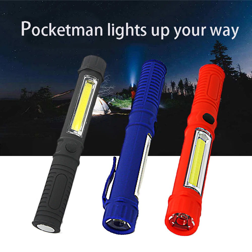 Multifunction COB LED Portable Mini Pen Work Light Inspection Torches ...