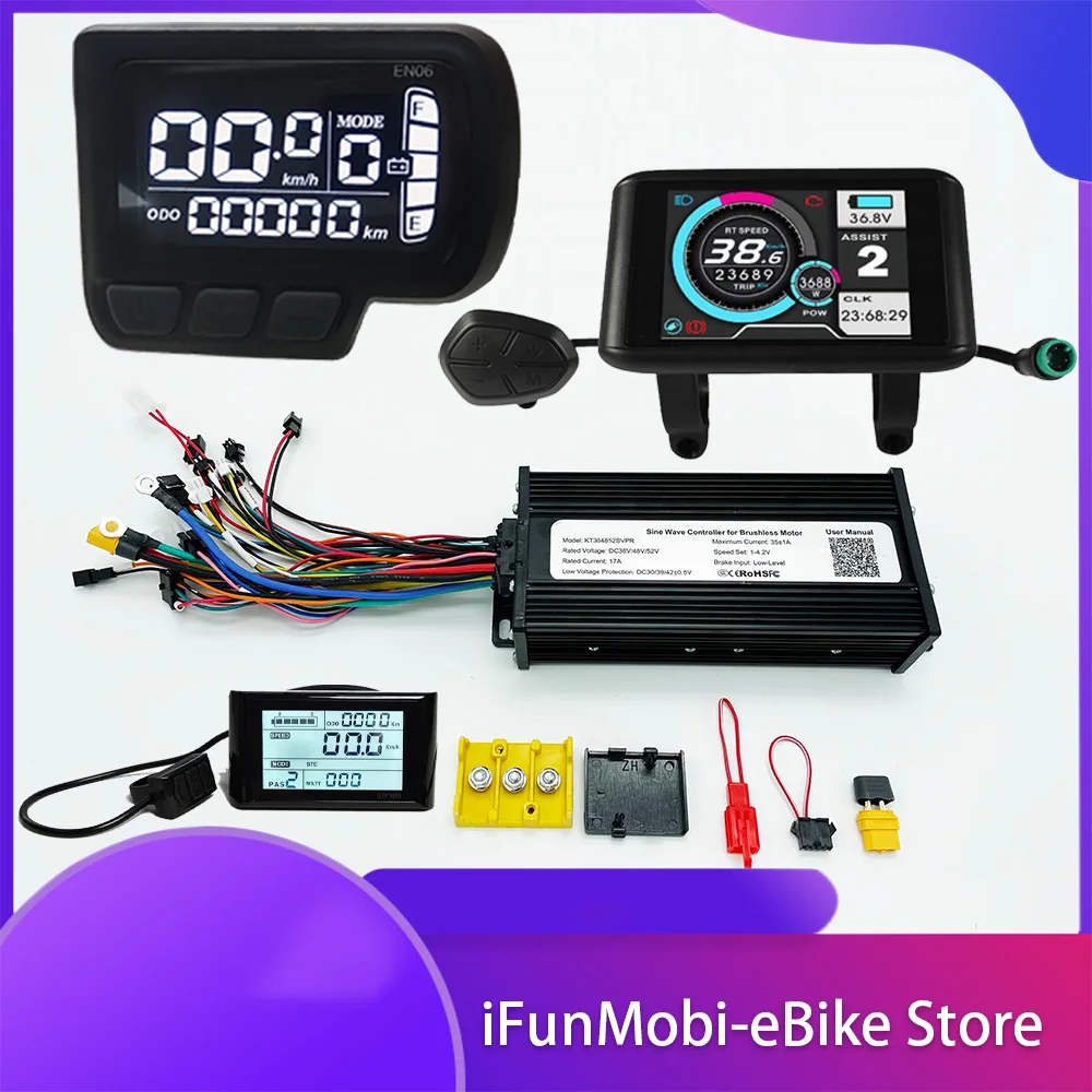 36V-48V-52V-72V-35A-45A-3-Modus-Sinus-Ebike-Controller-Met-Kleurrijke ...