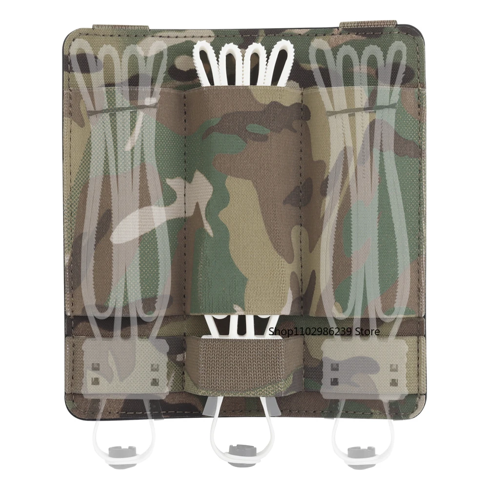 Elastic Plastic Cable Tie Fastener Holder Tactical Molle Cable Storage ...