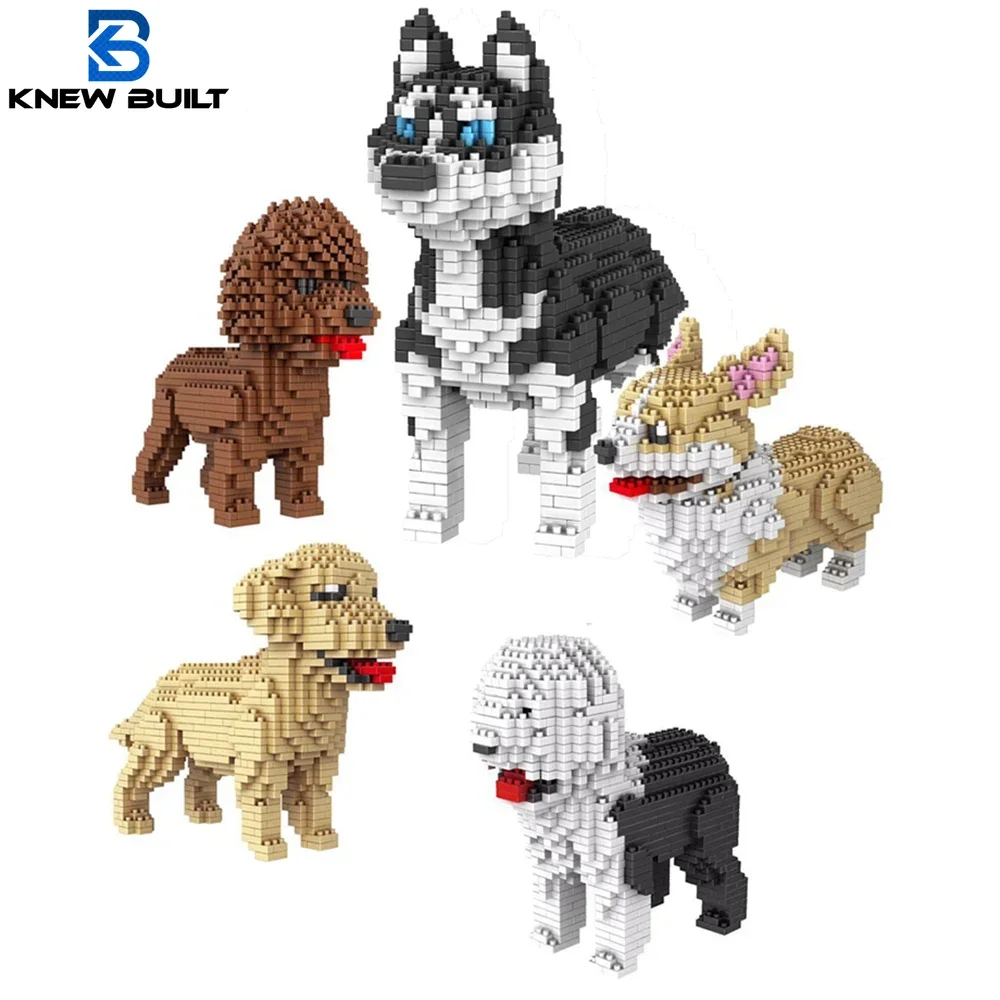 KNEW-BUILT-Dog-Model-Mini-Building-Block-Toys-Set-for-Kid-Boy-Girls ...