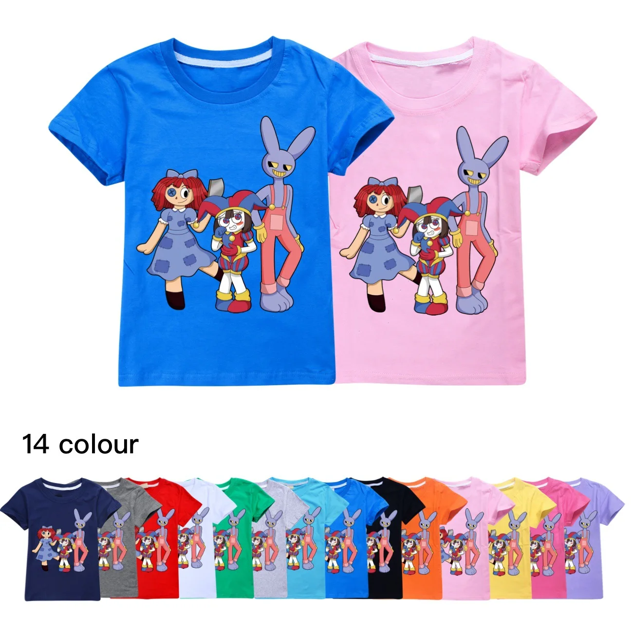 The-Amazing-Digital-Circus-merch-New-Kids-T-Shirt-Boys-Summer-Clothes ...
