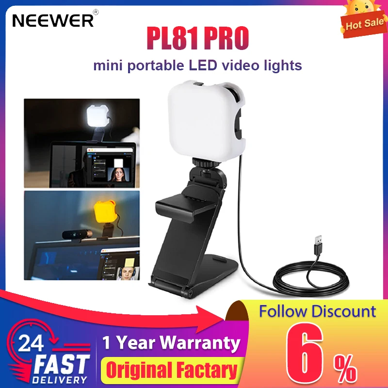 NEEWER-PL81-PRO-mini-portable-LED-video-lights-Professional-2900K-7000K ...
