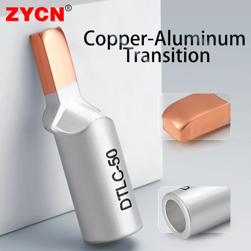 10Pcs-C45-Circuit-Breaker-Copper-Aluminum-Cable-Crimp-Terminal-Bare ...