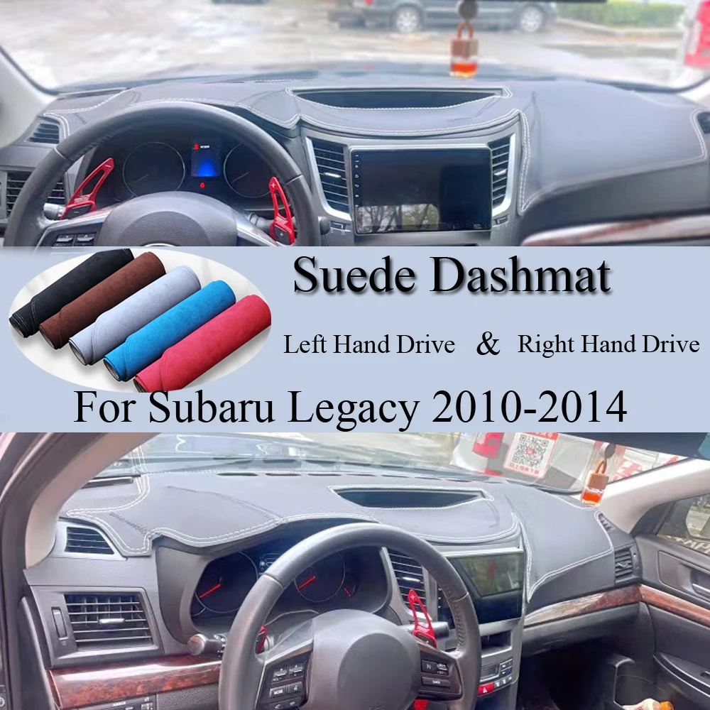 For Subaru Legacy WRX STI B4 2010 2011 2012 2013 2014 Suede Dashmat ...