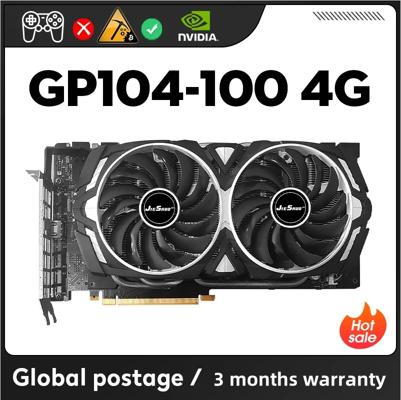 JIESHUO-NVIDIA-P104-100-4GB-Graphics-card-for-Mining-16nm-GDDR5X-GPU ...