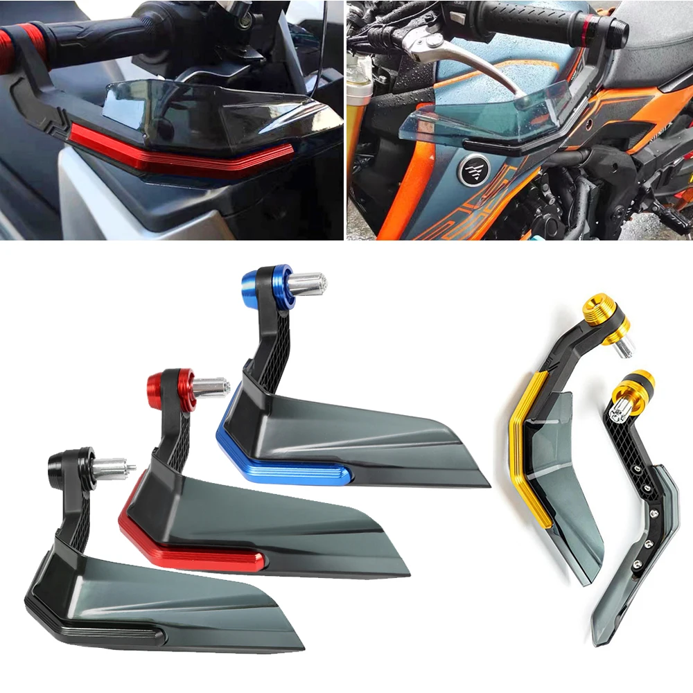 Motorcycle-Hand-Guards-Handguard-Shield-Wind-Protector-Universal ...