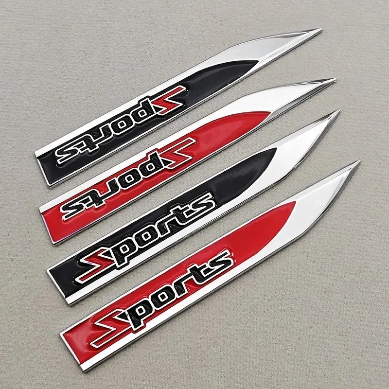 3D Metal Sports Logo Side Fender Badge Emblem Car Sticker For Mecerdes ...