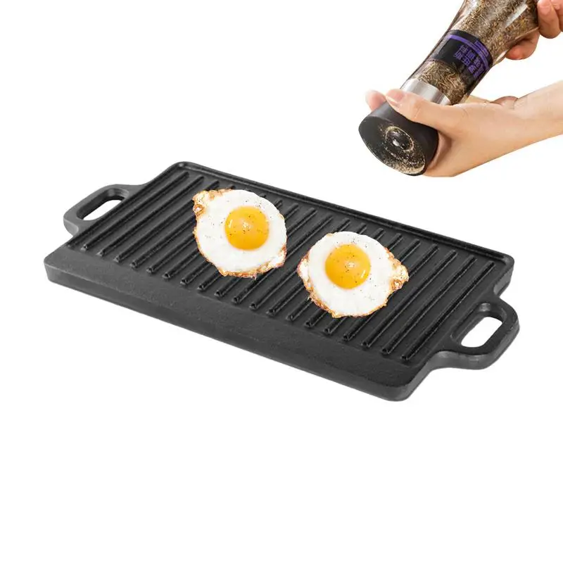Cast-Iron-Griddle-Non-Stick-Cast-Iron-Pancake-Griddle-Barbecue-Plate ...