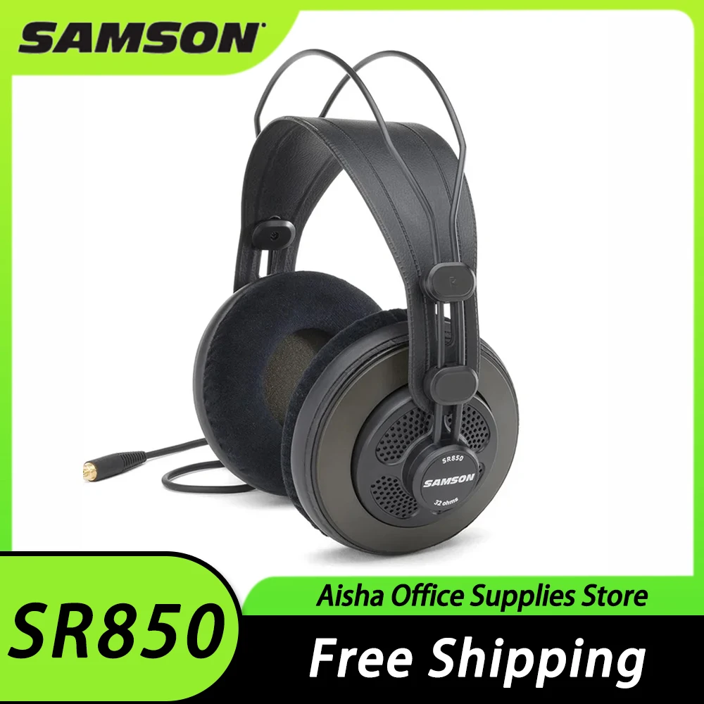 SAMSON-SR850-Fone-De-Ouvido-De-Grava-o-Profissional-Fone-De-Ouvido-Semi ...