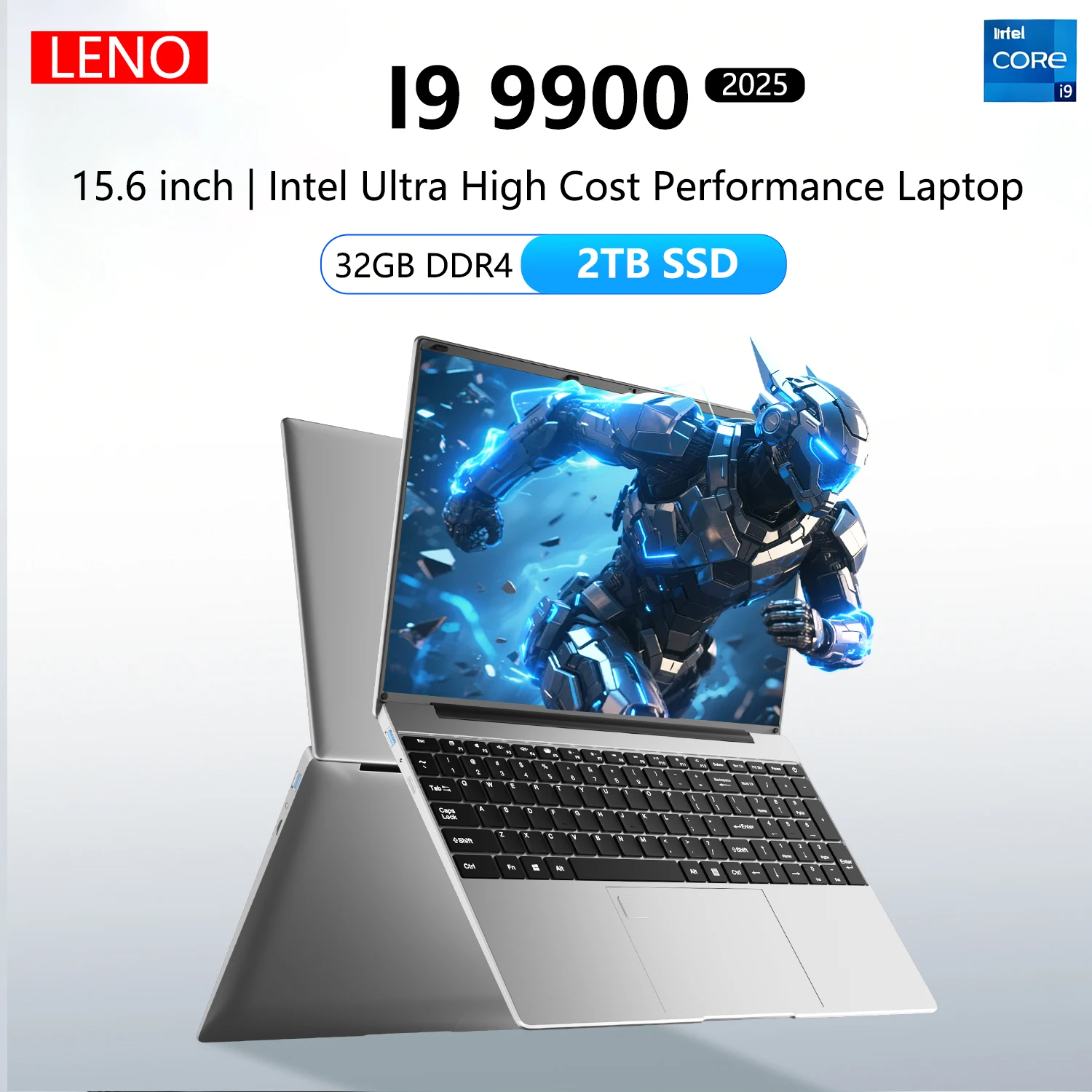 15.6 inch Intel Notebook PC Slim Laptop Intel Celeron I9-9900 32GB RAM ...