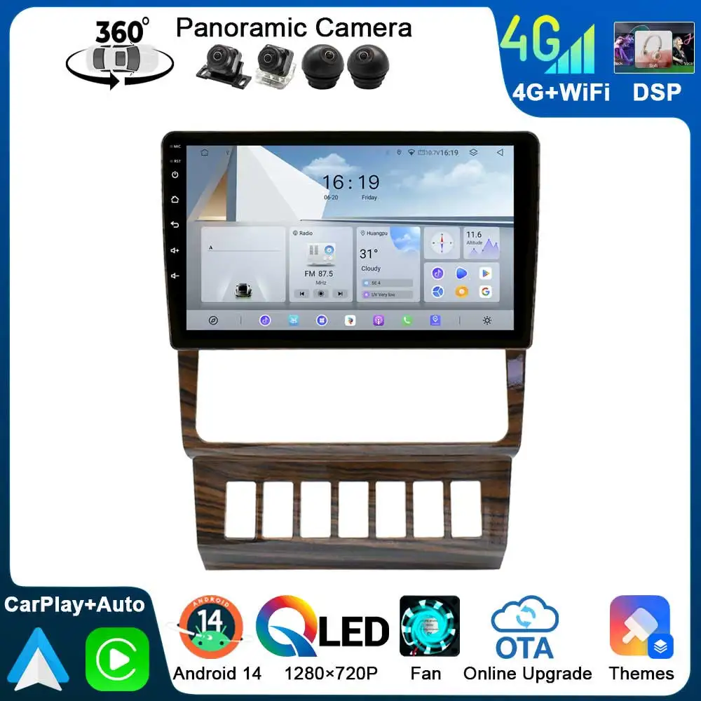FEWANRO DSP Android Autoradio Per Mercedes Benz Classe E W124 1986-1995 ...