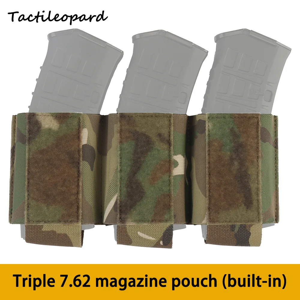 Tactical-Triple-762-Magazine-Pouch-Elastic-Retention-Hook-Loop-MAG ...