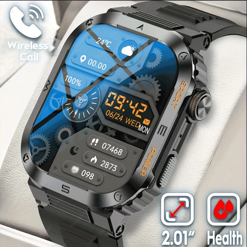 Rugged-Military-Smart-Watch-Men-For-Android-IOS-Ftiness-Watches-Ip68 ...
