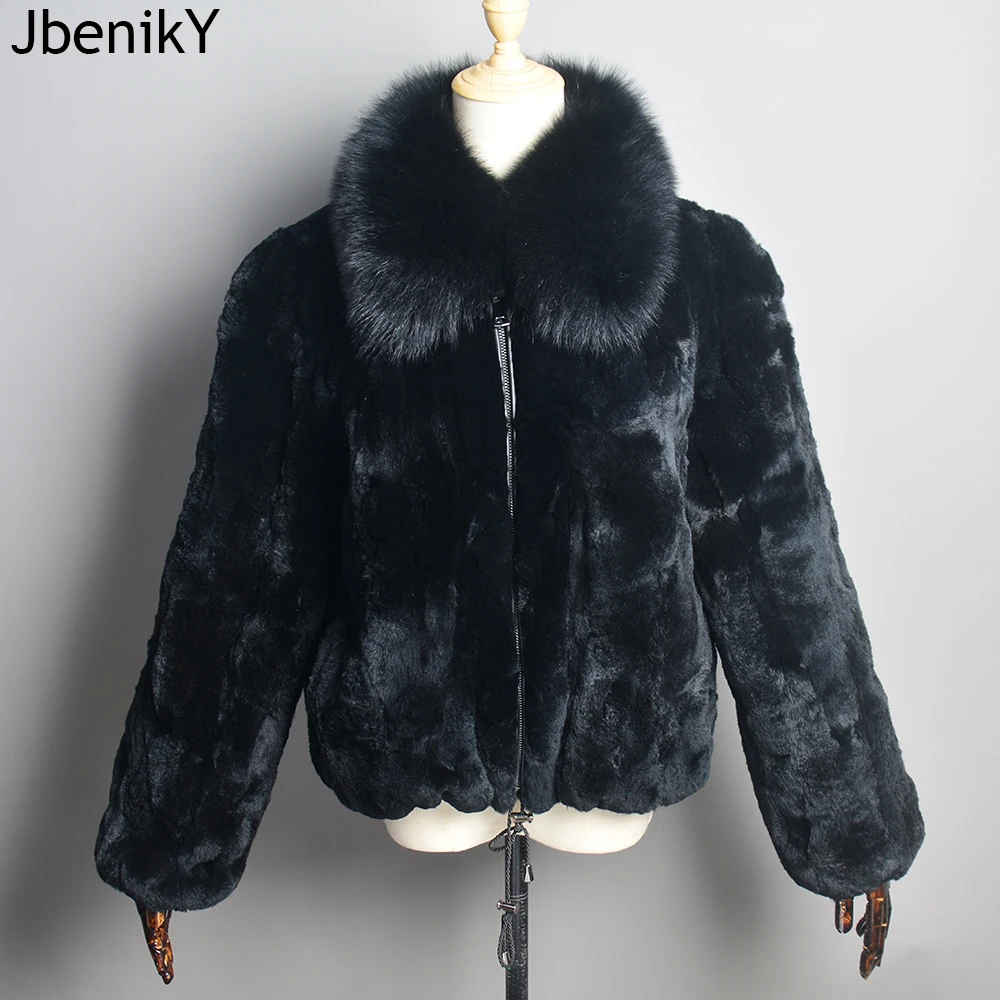 Genuine Rex Rabbit Fur Jacket | Luxury Real Rex Rabbit Jacket - New ...