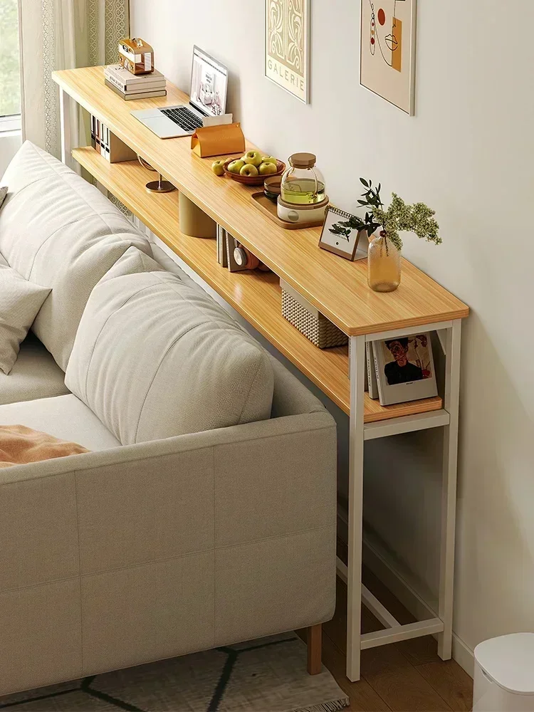 Sofa-Rear-Shelf-Bedside-Table-Bed-End-Bed-Seam-Narrow-Storage-Cabinet ...