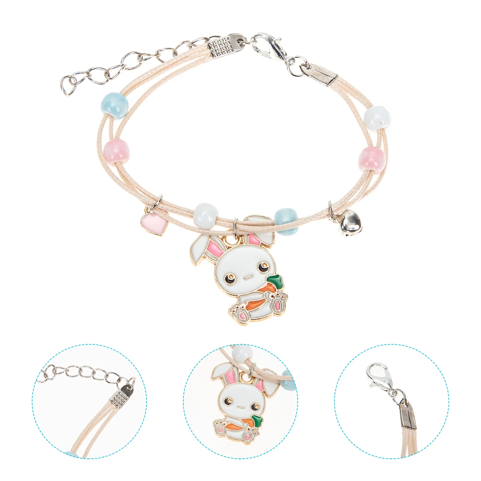 Cartoon Bracelet Bell Wrist Chain Creative Wrist Jewelry for Kids Girls ...