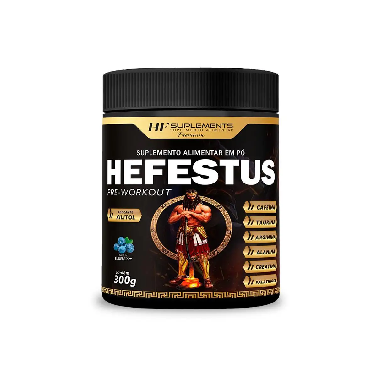 Hefestus Pre Treino Hf Suplements Blueberry 300G| | - AliExpress