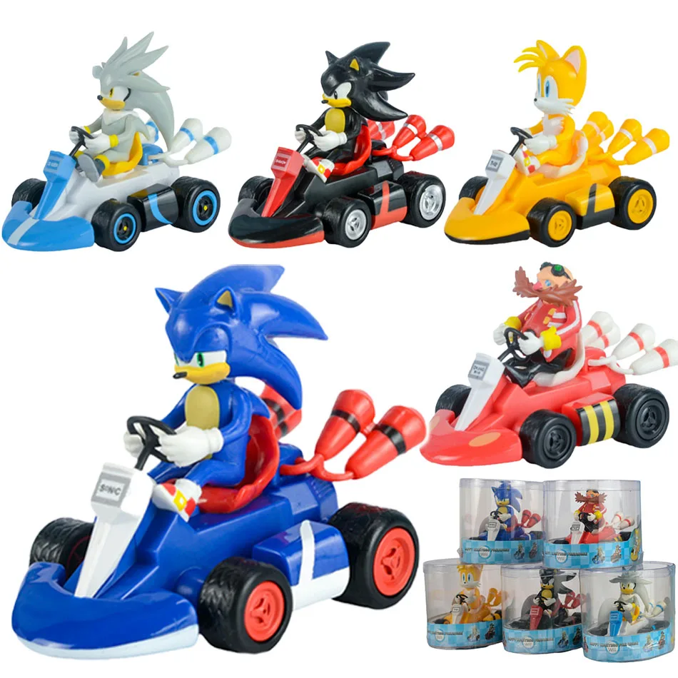 12cm-Anime-Sonic-the-Hedgehog-Pull-Back-Car-Sonic-Tails-Eggman-Action ...