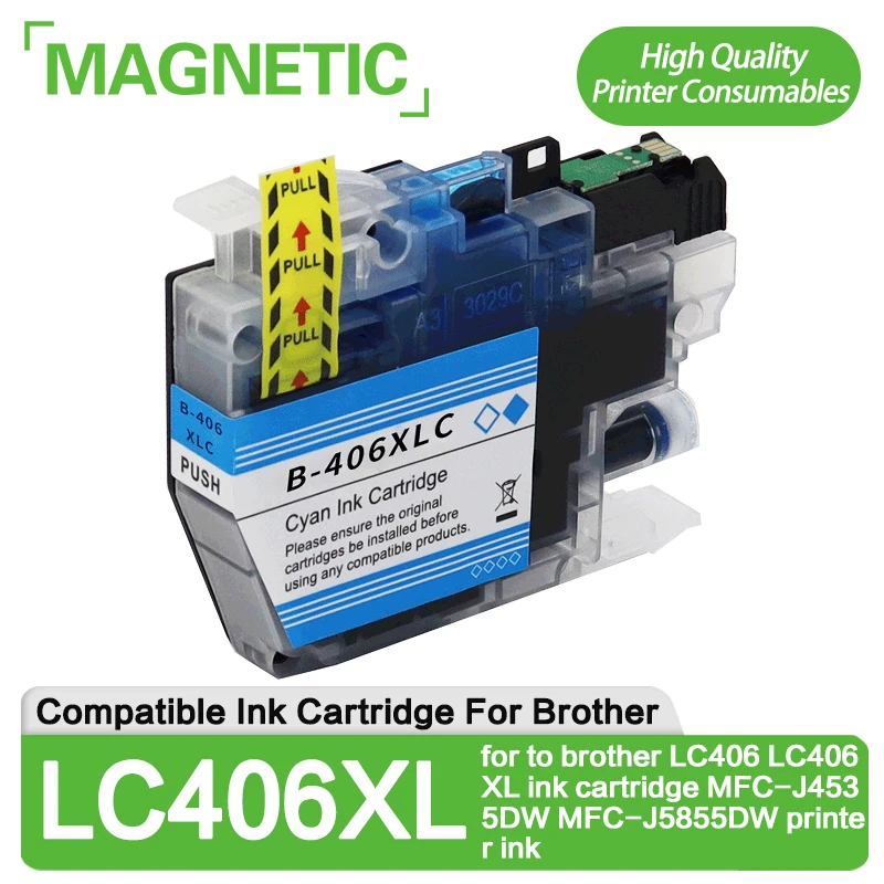 NEW 1Set Cartridge Compatible for to brother LC406 LC406XL ink ...