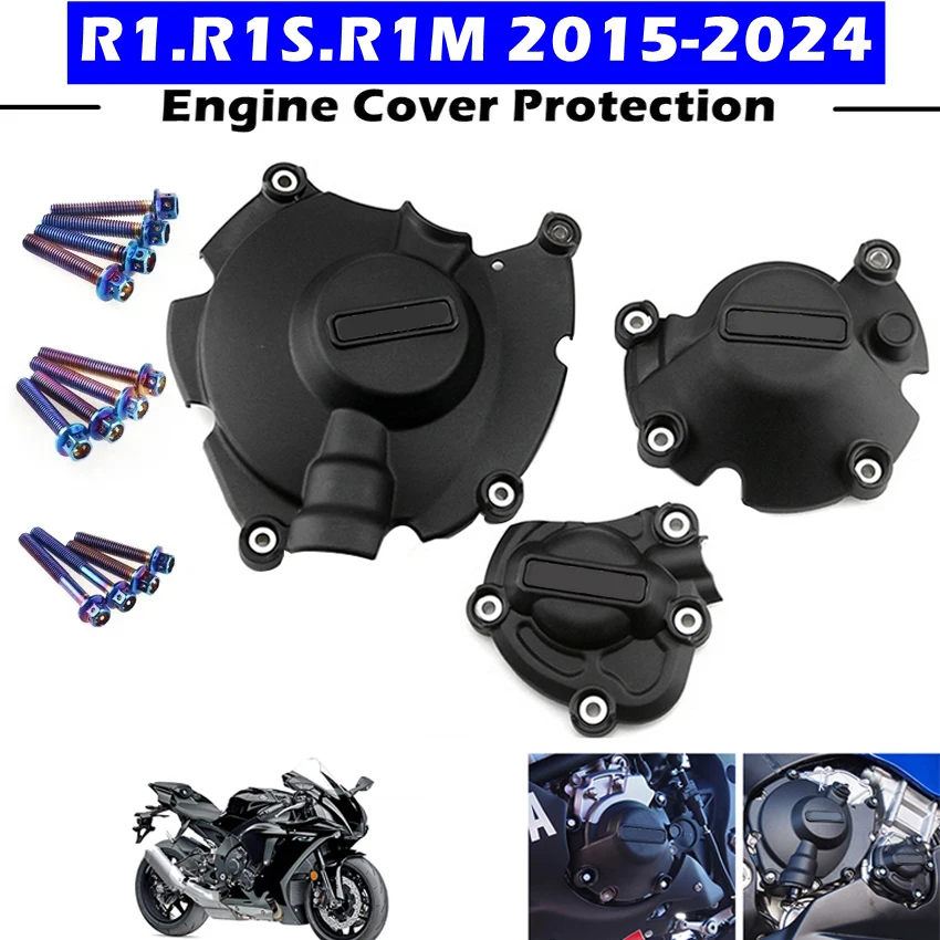 Motorcycles-Engine-Cover-Protection-For-GB-Racing-For-R1-R1M-R1S-2015 ...
