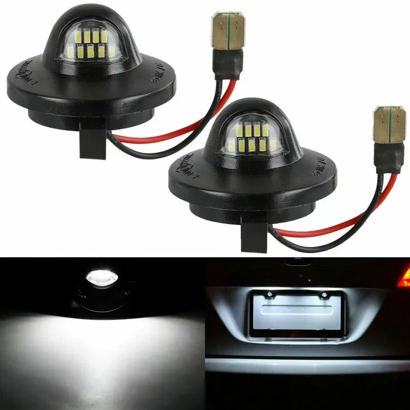 2x LED License Number Plate Lights Tag Light Lamp For Ford F150 F250 ...