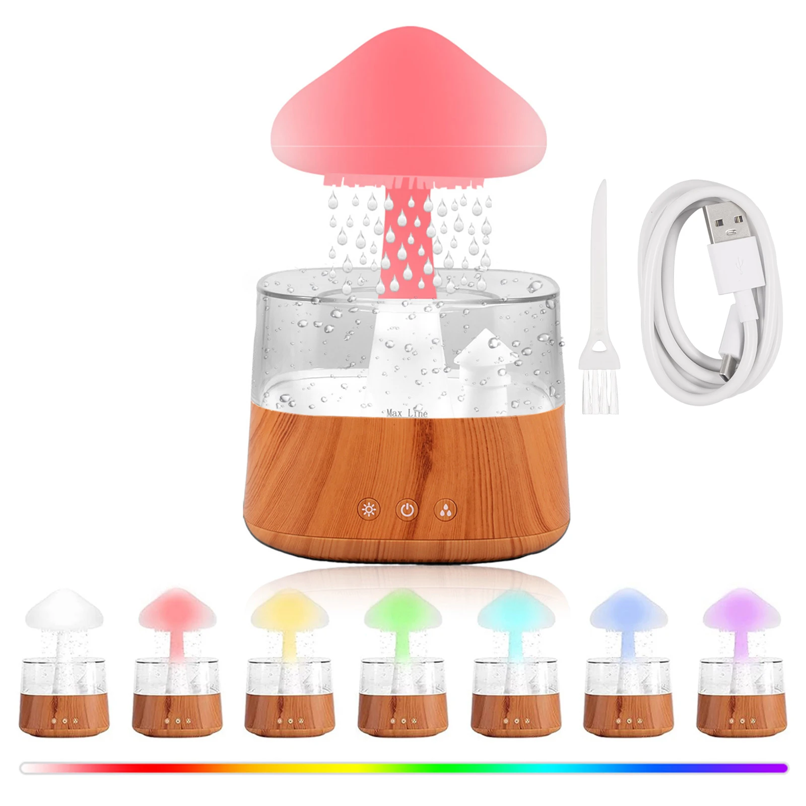 2024-Rain-Cloud-Humidifier-Relax-Diffuser-Humidifier-Raindrop ...
