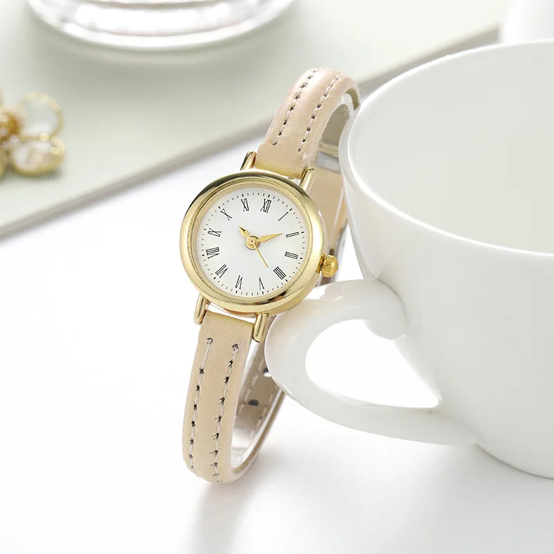 Relojes-sencillos-de-cuero-para-Mujer-Reloj-de-pulsera-de-cuarzo-dise-o ...