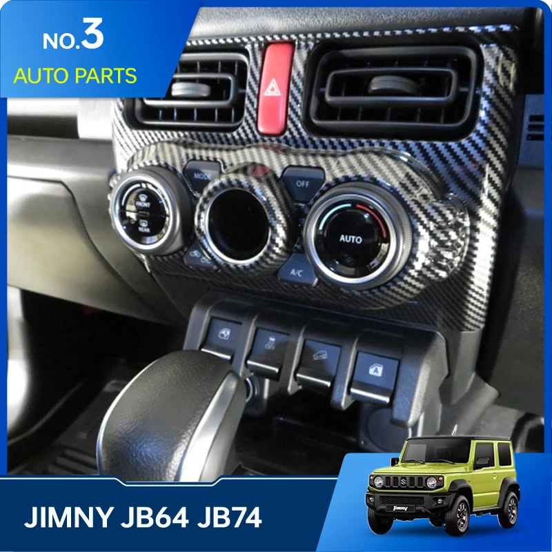 For-Suzuki-Jimny-JB64-JB74-2019-2023-Car-Automatic-Air-Conditioning-Control-Panel-Decorate-Cover ...