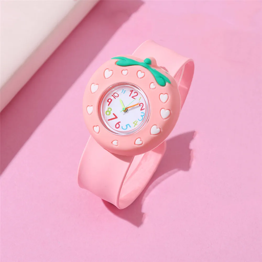 Individual-Pink-Red-strawberry-Dial-Cute-Style-Kid-Watches-Children ...