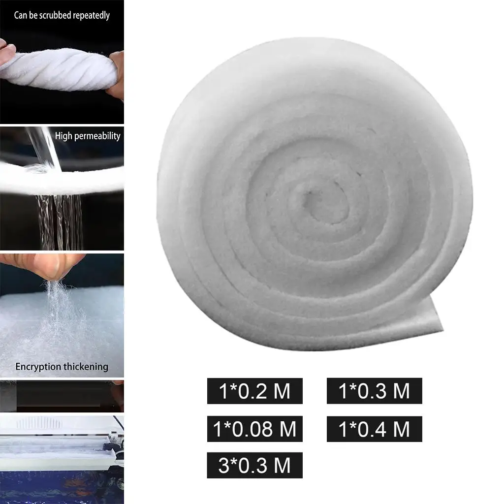 Aquarium Pond Filter Pad Filter Media Cotton Foam Wadding Wool Fish ...