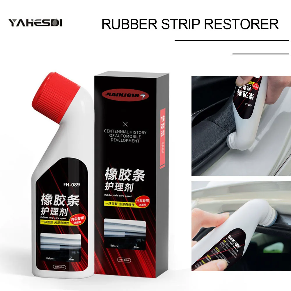 Car Plastic Restorer Coating Agent Auto Rubber Strip Exterior Repair ...