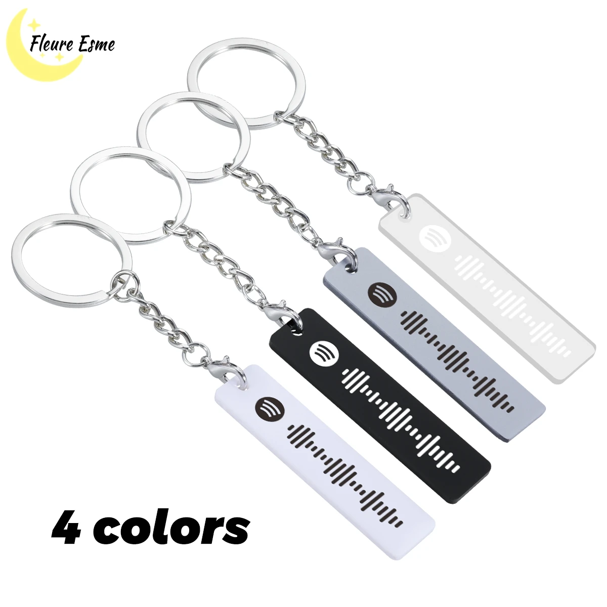 Custom-Spotify-Code-Keychain-Music-Scan-Code-Key-Chain-Acrylic ...